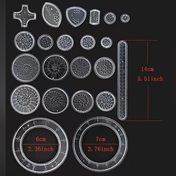 Toys | Vintage Toy Spirograph Makes Beautiful Designs And Provides ...